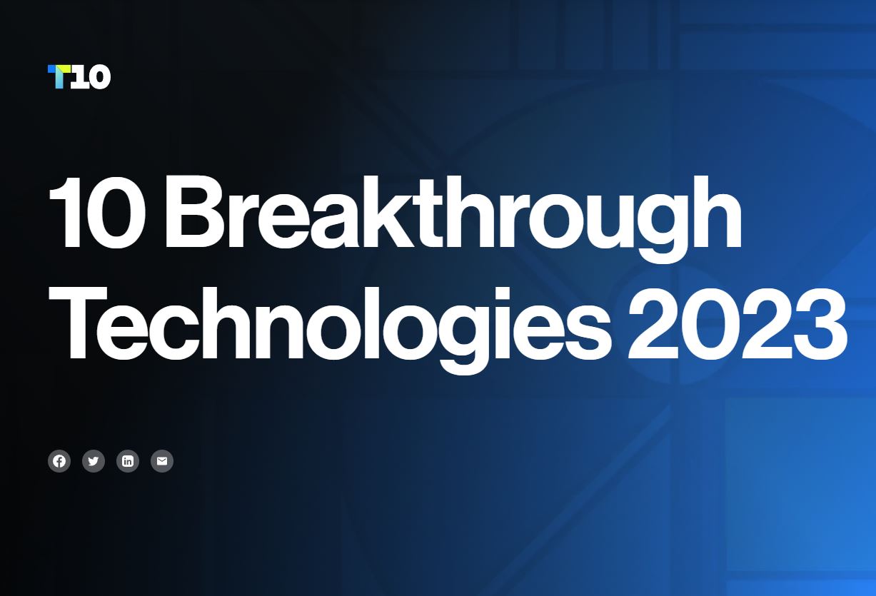 Breakthrough Technologies the World is Eagerly Awaiting - LMentary ...